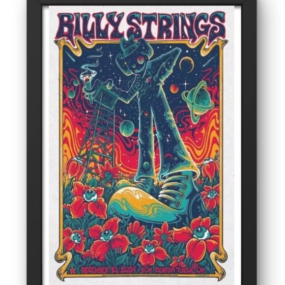 Art | Billy Strings Show In Tulsa Oklahoma On December 1 2024 Poster ...